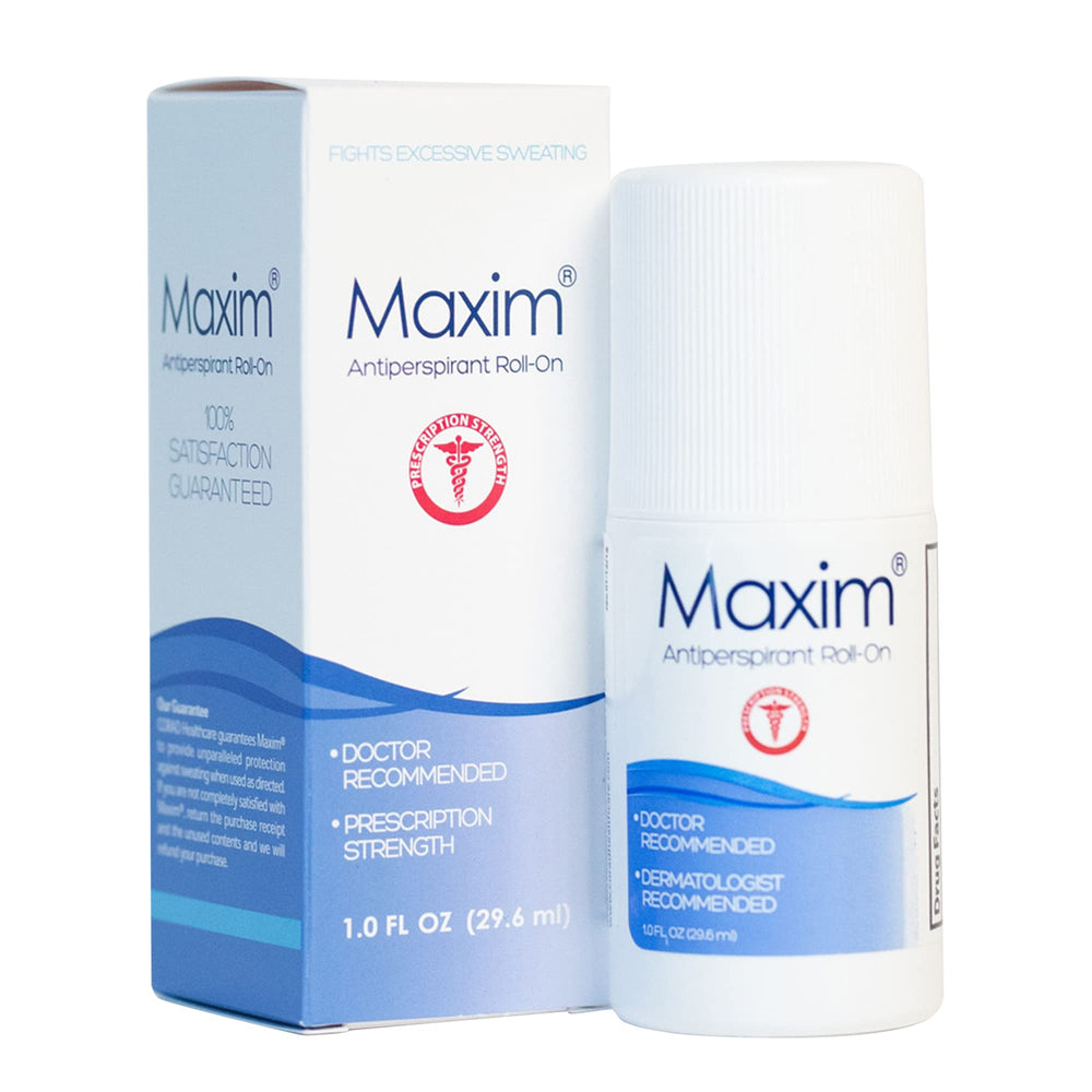 MAXIM Antitranspirante de Fuerza Clínica para Hiperhidrosis – Detiene ...